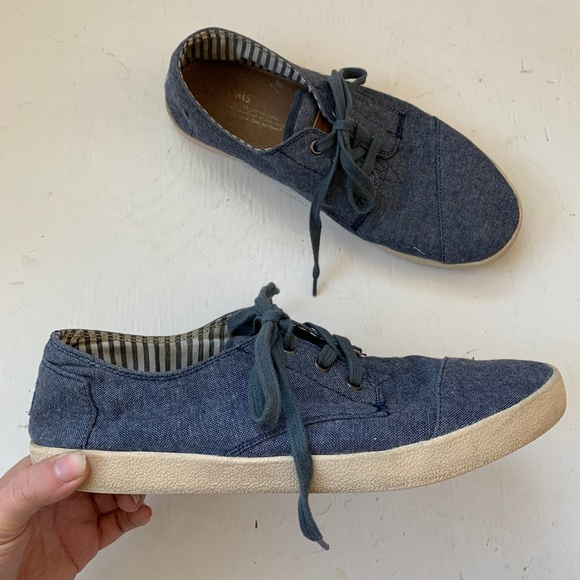 Toms | Shoes | Toms Lace Up Sneakers | Poshmark